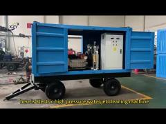 1000bar High Pressure Water Jetting Equipment Industrial Condenser Tube Cleaning Equipment