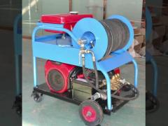 200bar Sewer And Drain Cleaning Machines , High Pressure Water Jet Drain Cleaner