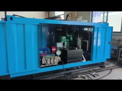 15000psi 1000bar High Pressure Water Jet Blasting Machine Anti Explosion