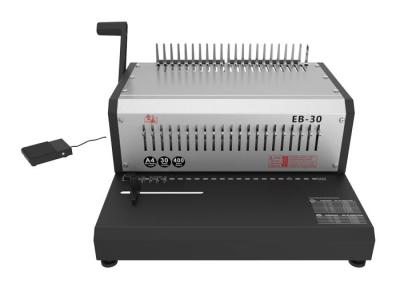 China Coil Electric Comb Binding Machine Hole Punch 400 Sheets With 21 Pins for sale