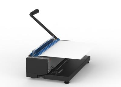 China Heavy Duty Comb Binder Machine A4 Paper Small Scale 3 × 8 Hole Size for sale