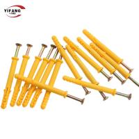 China 8×40mm Rubber Nylon Plastic Wall Plug Anchor - PE/PP Construction Material Fastener with Multiple Size Options for sale