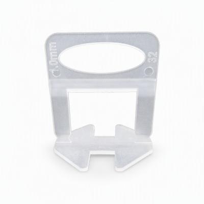 China 3.0mm Wide Joint Oval Opening Tile Leveling Clip with Non-Staining Virgin PP for Natural Stone for sale