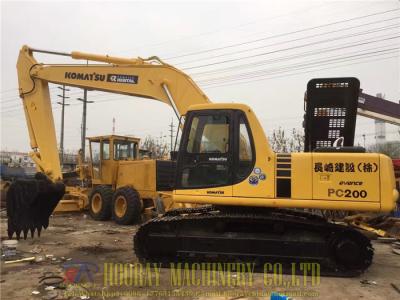 China USED KOMATSU EXCAVATOR PC200-6  GOOD QUALITY READY TO USE for sale