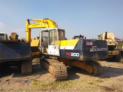 China USED KOMATSU MACHINERY PC200-5 GOOD QUALITY READY TO USE YOU ARE WELCOME TO OUR YARDS TO INSPECT THESE MACHINE for sale
