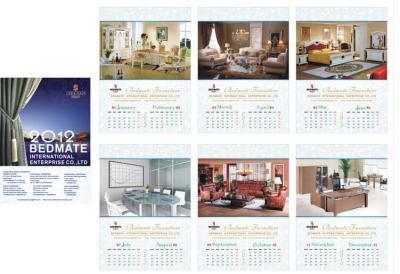 Cina Stampa del calendario della foto della lettiera in vendita