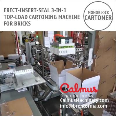 China Erect-Insert-Seal Cartoning Machine Monoblock Case Packer for sale