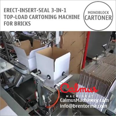 China Erect-Insert-Seal Cartoning Machine Monoblock Case Packer for sale