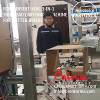 China Cartoning Machine Monoblock Case Packer for Packaging Butter Bricks for sale