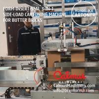 China Cartoning Machine Monoblock Case Packer for Packaging Butter Bricks for sale