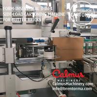 China Cartoning Machine Monoblock Case Packer for Packaging Butter Bricks for sale