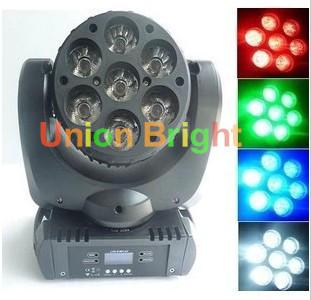 Cina LED carrello luce ()/fase di 7pcs 12W RGBW 4in1 che accende la luce di RGB DJ della luce di effetto del LED in vendita