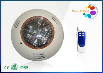 China 12 Watt Surface Mounted Color Changing LED Pool Lights 12V 1000lm For Fountain for sale