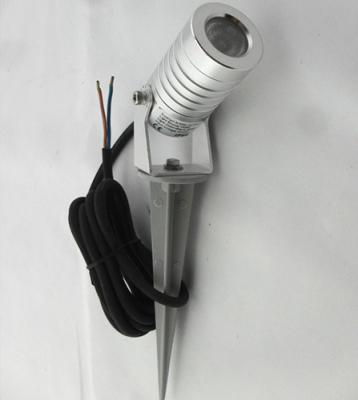 China IP67 1watt Spike Base Outdoor Garden LED Lights Cool White For Parks for sale