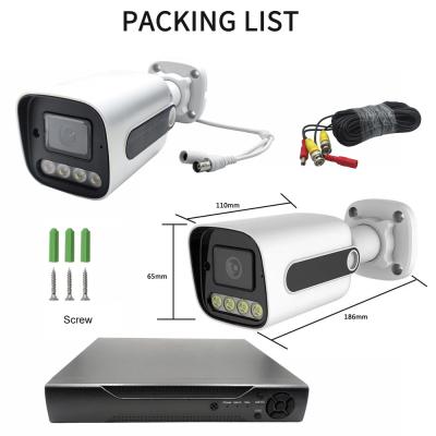 China 2MP 4 8-channel Night Vision Warm Light Home Outdoor AHD Camera DVR Simulation Kit for sale