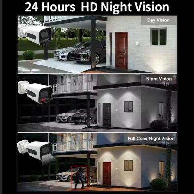 China 2MP 4 8-channel Night Vision Warm Light Home Outdoor AHD Camera DVR Simulation Kit for sale