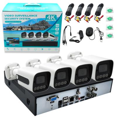 China 2MP 4 8-channel Night Vision Warm Light Home Outdoor AHD Camera DVR Simulation Kit for sale