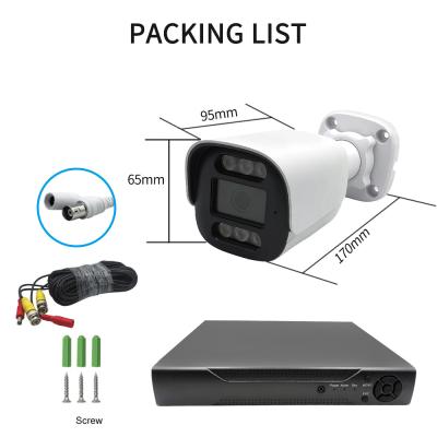 Cina 4-8 telecamere AHD, visione notturna a colori HD 2MP in vendita