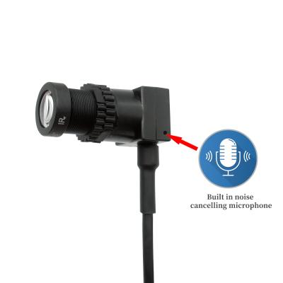 中国 2MP 黒色 USB 望遠カメラ 16mm レンズ 20° 画角 販売のため