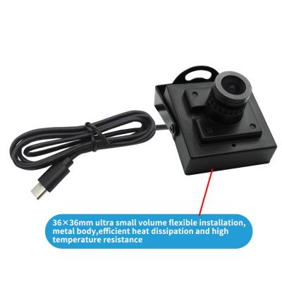 中国 2MP HD USB カメラ 36mm スクウェア 2.8mm レンズ 30fps 販売のため
