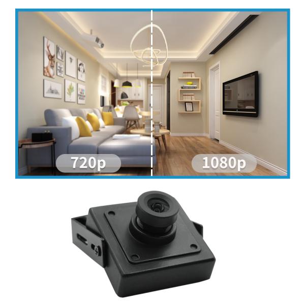 Quality 35X35MM Mini Size 1080P HD Distortion-Free 2MP Camera, Suitable For ATM Machines for sale