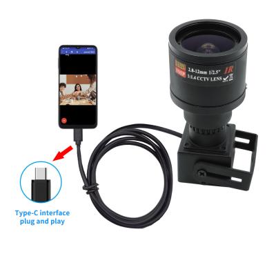 China Mini USB 2.8-12mm Varifocal Lens Camera 1080p HD 2MP Manual Zoom for Android for sale