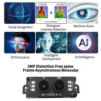 China 1080p USB Infrared Binocular Camera Module 2MP Machine Vision Synchronous 85 Degree Lens for sale
