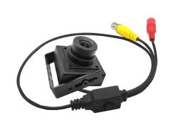 ATM/Kiosco Uso de cámara 1/3 pulgadas Micro 25x25mm 300TVL cámara cuadrada