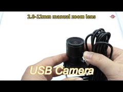 2.8-12mm handmatige zoomlens USB-camera voor ATM-bankmachineindustrie