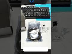 Câmera de tela média USB 2MP Câmera de tubo de metal com microfone para contato visual