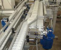 China Aluminium Flexible Modular Conveyor System 145mm Width Plain Modular Conveyor Line for sale