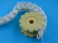 China 83A Flexible Plain Conveyor Chain Plastic Flex Chain 83mm Width for Modular Systems for sale
