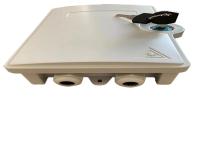 China wall mount  Outdoor Fiber Optic Distribution Box，PC+ABS material IP65 for sale