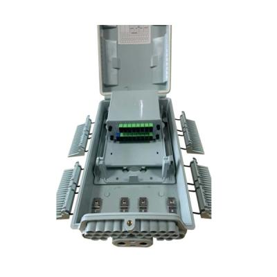 Cina IP 65 dell'ABS a fibra ottica della scatola di distribuzione del porto della Cina 24 con il separatore alimentabile dello SpA dello Sc metodo di Palo/della parete in vendita