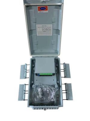 China FASER-Optikverteilerkasten ABS-IP 65 Chinas 24 Portmit Wand/Pole-Methode Sc Einsteck-PLC-Teiler zu verkaufen