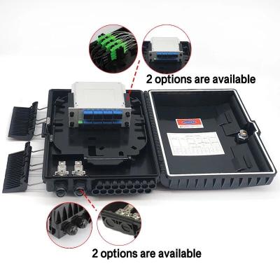 China Openlucht/Binnen Waterdichte FTTH-Doos 16 Optische Eind de Distributiedoos IP65 van de Kernvezel Te koop