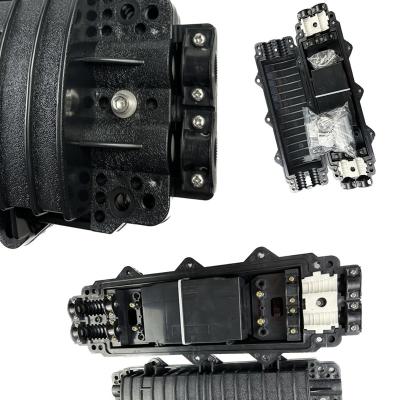 China FTTH 2 in 2 overkoepelt Horizontale de Sluitings Gezamenlijke Doos van de Vezel uit Optische Las Te koop
