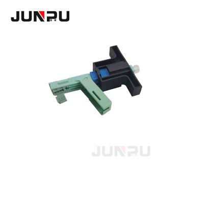 China El conector de cable de fribra óptica azul del solo modo del SC UPC mecanografía a la asamblea rápida para FTTH en venta