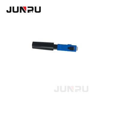 China Tipo lSZH a una cara del SC UPC del solo modo del conector azul de la fibra óptica en venta