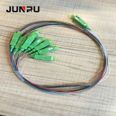Cina Contenitore terminale all'aperto Mini Steel Tube di separatore ottico della fibra dello SpA del rifornimento FTTH 1x8 della fabbrica in vendita