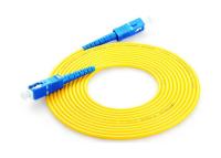 China FTTH SC To SC Fiber Optic Patch Cord , Single Mode Optical Patch Cable for sale