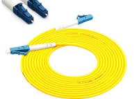 China LC - LC Fiber Optic Patch Cables , FTTH Optical Patch Cord PVC / LSZH for sale