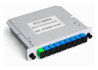 China 1x8 Bule SC UPC PLC splitter cassette, fiber optic splitter box for sale
