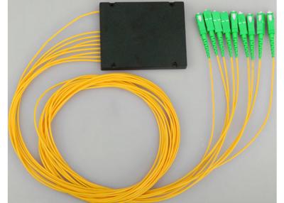 China Divisor 1x8 del cable de fribra óptica del Plc del solo modo para Catv con el adaptador del SC APC en venta