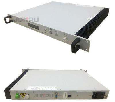 China transmisor óptico 45 ~ fuente de 24mw 1310nm Catv de energía de la copia de seguridad 862Mhz 1+1 en venta