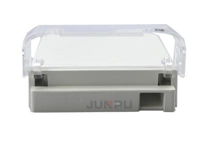 China Color blanco del tapón antipolvo de Ftth de la fibra óptica de la terminación de la caja del ABS transparente de la PC en venta