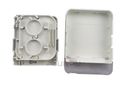 Quality Color blanco del tapón antipolvo de Ftth de la fibra óptica de la terminación de la caja del ABS transparente de la PCfor sale