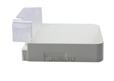 Quality Color blanco del tapón antipolvo de Ftth de la fibra óptica de la terminación de la caja del ABS transparente de la PCfor sale