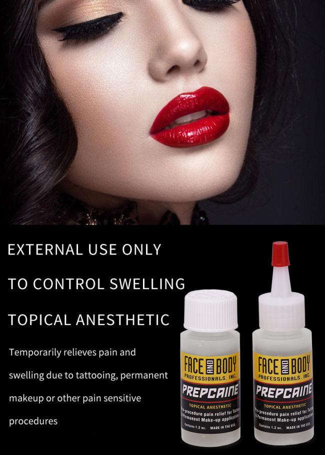 Body and Face Prepcaine Numbing Gel Tattoo Permanent Makeup Numb Gel Microblading Anesthetic Pain Relief