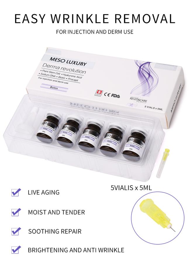 OEM Bo Tox Face Mesotherapy Serum Anti-Wrinkle Meso Serum Injection Set for Face Skin Rejuvenation